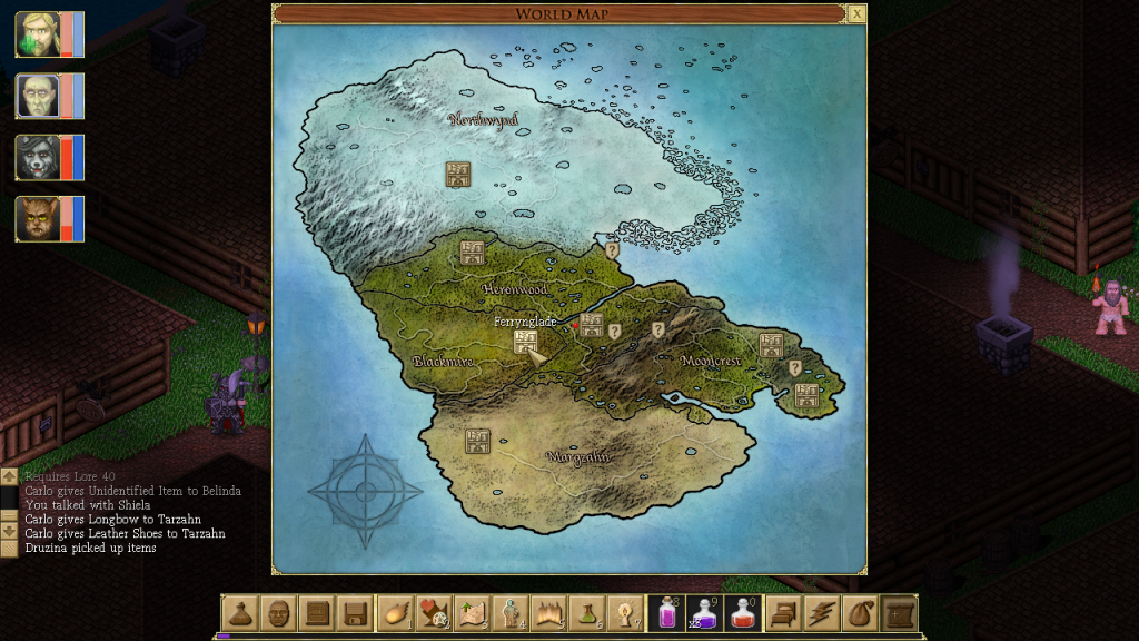 Antharion – World Map @ IndieRPGs.com